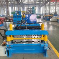 China Howann High-Efficiency Double Layer Roll Forming Machine with 15 m/min Max Production Speed and 350H Steel Base Chassis for sale