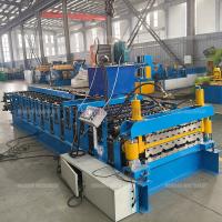 China Howann High-Efficiency Double Layer Roll Forming Machine with 15 m/min Max Production Speed and 350H Steel Base Chassis for sale