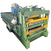 China Automatic Roll Forming Machine 0.3mm-0.8mm Rolling Thickness 1200mm Feeding Width for sale