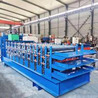 China Three Layer Automatic Roofing Sheet Roll Forming Machine 0.3mm-0.8mm Thickness for sale
