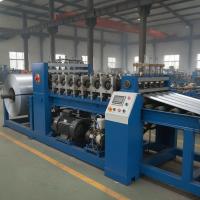 China Easy Operate Corrugated Steel Roof Roll Forming Machine PLC Control Roof Tile Forming Machine With Motor / Pump for sale
