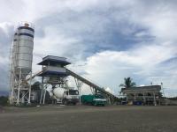 China 60-180M3/H Fully Automatic PLC Control Concrete Batching Plant With Belt Conveyor Type for sale