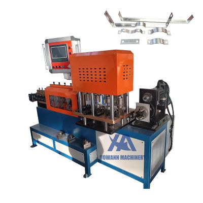 China Fully Automatic Pipe Clamp Making Machine with 2-10mm Processing Thickness, 800°/sec Bending Speed, and 20-100mm Processing Width for sale