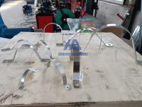 China Fully Automatic Pipe Clamp Making Machine with 2-10mm Processing Thickness, 800°/sec Bending Speed, and 20-100mm Processing Width for sale