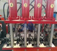 China Fully Automatic Pipe Clamp Making Machine with 10 Ton Punching Force and 8-Station Precision Gantry Frame for sale