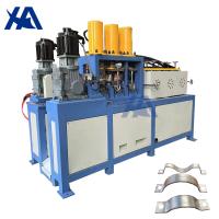 China Howann Model 100-8 Automated Pipe Clamp Forming Machine with 8-Station Gantry Frame, Dual 5.5 kW Servo Motors, and 55 m/min Max Speed for sale