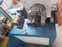 China Howann Model 50-5 Automatic Pipe Clamp Making Machine | 8-Station Gear Transmission & Smart Motion-Recording PLC for Continuous 5-Step Automation for sale