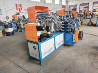 China Howann Model 50-5 Automatic Pipe Clamp Making Machine | 8-Station Gear Transmission & Smart Motion-Recording PLC for Continuous 5-Step Automation for sale