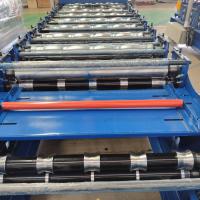 China Howann Dual-Profile Glazed Tile & Trapezoidal Cr12 Double Layer Roll Forming Machine for 2-in-1 Roof Sheet Production for sale