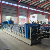 China Howann High-Efficiency Triple Layer Roof Panel Roll Forming Machine with 840/900/800 NBR 3-in-1 Insulated Roofing Tile Line and PLC Touchscreen Interface for sale