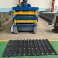 China Howann High-Efficiency Triple Layer Roof Panel Roll Forming Machine with 840/900/800 NBR 3-in-1 Insulated Roofing Tile Line and PLC Touchscreen Interface for sale