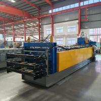 China Howann High-Efficiency Triple Layer Roof Panel Roll Forming Machine with 840/900/800 NBR 3-in-1 Insulated Roofing Tile Line and PLC Touchscreen Interface for sale
