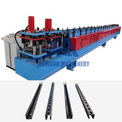 China Howann High-Precision Automated Solar Strut Channel Roll Forming Machine with 25 m/min Production Speed for Photovoltaic Bracket Production for sale