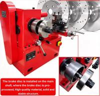 China Howann C9370 Heavy-Duty Combination Brake Disc & Drum Lathe with 215 kg Cast Iron Chassis and Dual-Speed Gear Engagement for sale