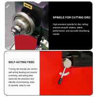 China C9335 Compact Benchtop Brake Disc Lathe with Dual-Speed Torque Selection and Vibration-Dampening Cast Iron Frame for sale