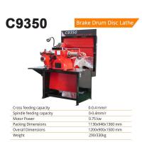 China Howann C9350 Dual-Motor Independent-Feed Brake Disc Lathe with 330 kg Vibration-Dampening Cast Body and 450 mm Drum Clearance for sale