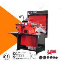China Howann C9350 Dual-Motor Independent-Feed Brake Disc Lathe with 330 kg Vibration-Dampening Cast Body and 450 mm Drum Clearance for sale