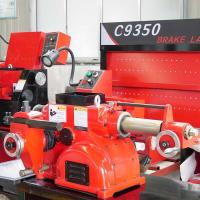 China Howann C9350 Dual-Motor Independent-Feed Brake Disc Lathe with 330 kg Vibration-Dampening Cast Body and 450 mm Drum Clearance for sale