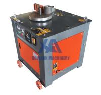 China Howann GF32 Portable CNC Steel Bar Bender with 28 mm Bending Capacity, CNC Programmable Operation, and 220 kg Portable Chassis for sale