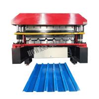 China 8-15 m/min High-Speed Double Layer PLC-Controlled Roll Forming Machine for IBR Roof Sheet Making for sale