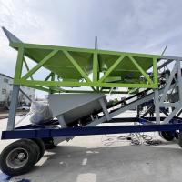 China 35 m³/h Containerized Twin-Shaft Mobile Concrete Batching Plant and Portable Concrete Batching Plant for sale