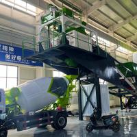 China 35 m³/h Containerized Twin-Shaft Mobile Concrete Batching Plant and Portable Concrete Batching Plant for sale