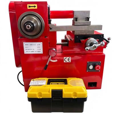 China 60–90 r/min Dual-Speed Brake Disc Lathe and Brake Drum Lathe with 180–350 mm Rotor and Drum Capacity and 200 kg Cast-Iron Bed for sale