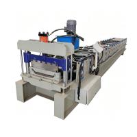 China 30 m/min High-Speed Automatic Clip-Lock Standing Seam Roll Forming Machine with 350H Steel Hydraulic Station for Standing Seam Roof Panel Production for sale
