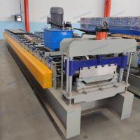 China 30 m/min High-Speed Automatic Clip-Lock Standing Seam Roll Forming Machine with 350H Steel Hydraulic Station for Standing Seam Roof Panel Production for sale