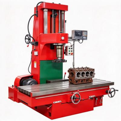 China T8018B Manual-Feed Cylinder Boring Machine with 8-Speed Spindle and Optional Milling Function for Light and Medium Engine Repair for sale