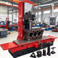 China Heavy-Duty Cylinder Boring Machine with Improved Centering Structure, Boring-Milling Integration and Infinitely Variable Spindle Speed and Table Feed for sale