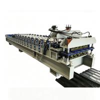 China 8–15 m/min Dual-Profile Double Layer Roof Sheet Roll Forming Machine with 400H Heavy-Duty Hydraulic Station for sale