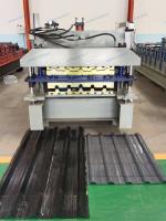China 8–15 m/min Dual-Profile Double Layer Roof Sheet Roll Forming Machine with 400H Heavy-Duty Hydraulic Station for sale