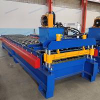 China 15 m/min High-Speed IBR Trapezoidal Roof Sheet Roll Forming Machine with 4 kW Heavy-Duty Motor and Plug-and-Play Setup for sale