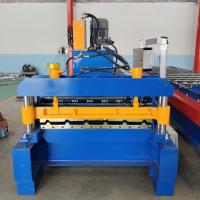 China 15 m/min High-Speed IBR Trapezoidal Roof Sheet Roll Forming Machine with 4 kW Heavy-Duty Motor and Plug-and-Play Setup for sale