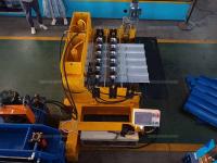China 8–10 m/min Silo Roll Forming Machine with 300H Heavy-Duty Steel Frame for 0.3–0.8 mm Grain Bin Curving for sale