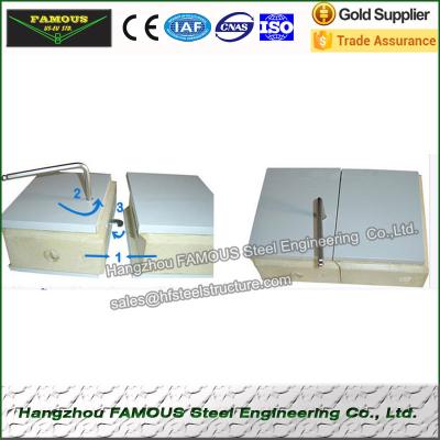 China 100mm Walk in cooler PU insulated panels for sale
