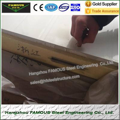 China Costumized sandwich pu panel for cold room for sale