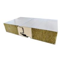 China FASECBUILDINGS Rock Wool PU Edge-Sealing Roof Panel  Fire Resistance Grade A1 for sale