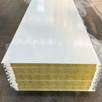 China FASECBUILDINGS Rock Wool PU Edge-Sealing Roof Panel  Fire Resistance Grade A1 for sale
