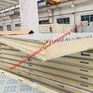 China Prefabricated polyurethane sandwich panels for cold rooms used in supermarket and laboratory for sale