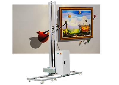 China Three Dimensional CMYKW Vertical Wall Printer Direct Wall Painting Machine for sale