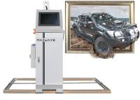 China 12sqm/H Vertical 3d Wall Printing Machine 285W Duplexing Printing for sale