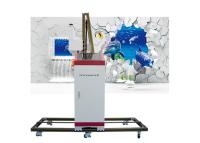 China Automatic Lift Platform UV Wall Printer DX7 Head Aluminum Mechanism for sale