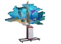 China 3.5m Height UV Wall Mural Printer 1440dpi TX800 Double Head Servo Motor for sale