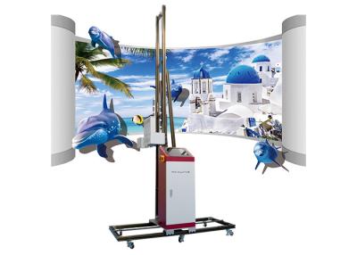China Multicolor Not Fade 3D Wall Painting Printer XP600 Head Mural Decoration for sale