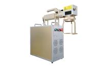 China Portable 20w Fiber Laser Marking Machine 4500DPI Lift Platform for sale