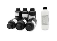 China FCC SGS CMYKW 500ml Wall Printer Ink UV Ink For Inkjet Printer for sale