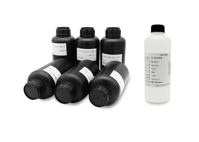 China CMYKW Color UV Printing Machine Accessories 500ml LED UV Ink for sale