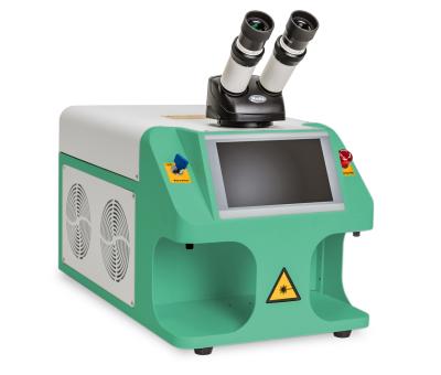 China 100J Gold Laser Welding Machine 8X Lens Water Cooling Single Phase for sale